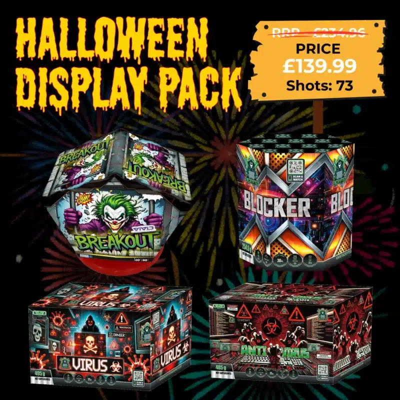 Halloween Fireworks Display Pack - Top Shotter Fireworks
