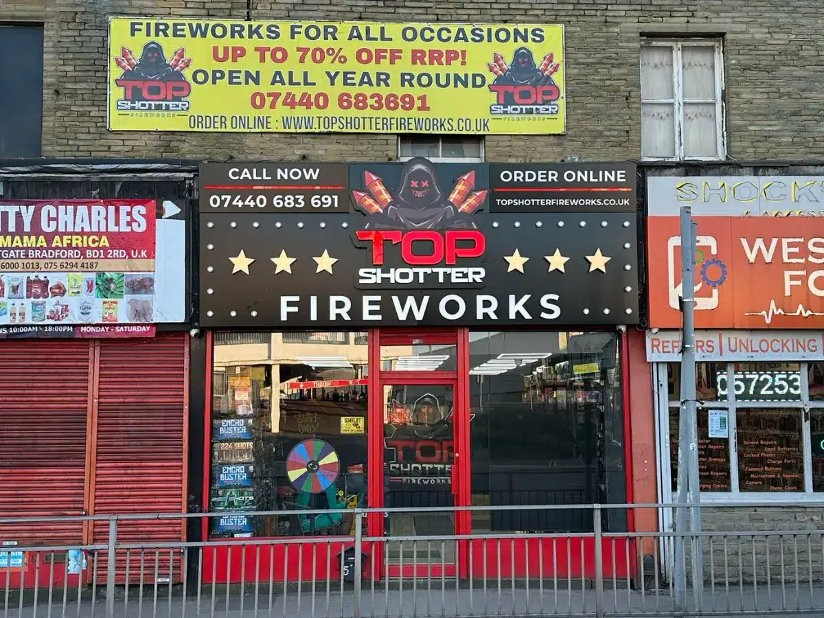 Fireworks in Bradford | Top Shotter Fireworks UK Store